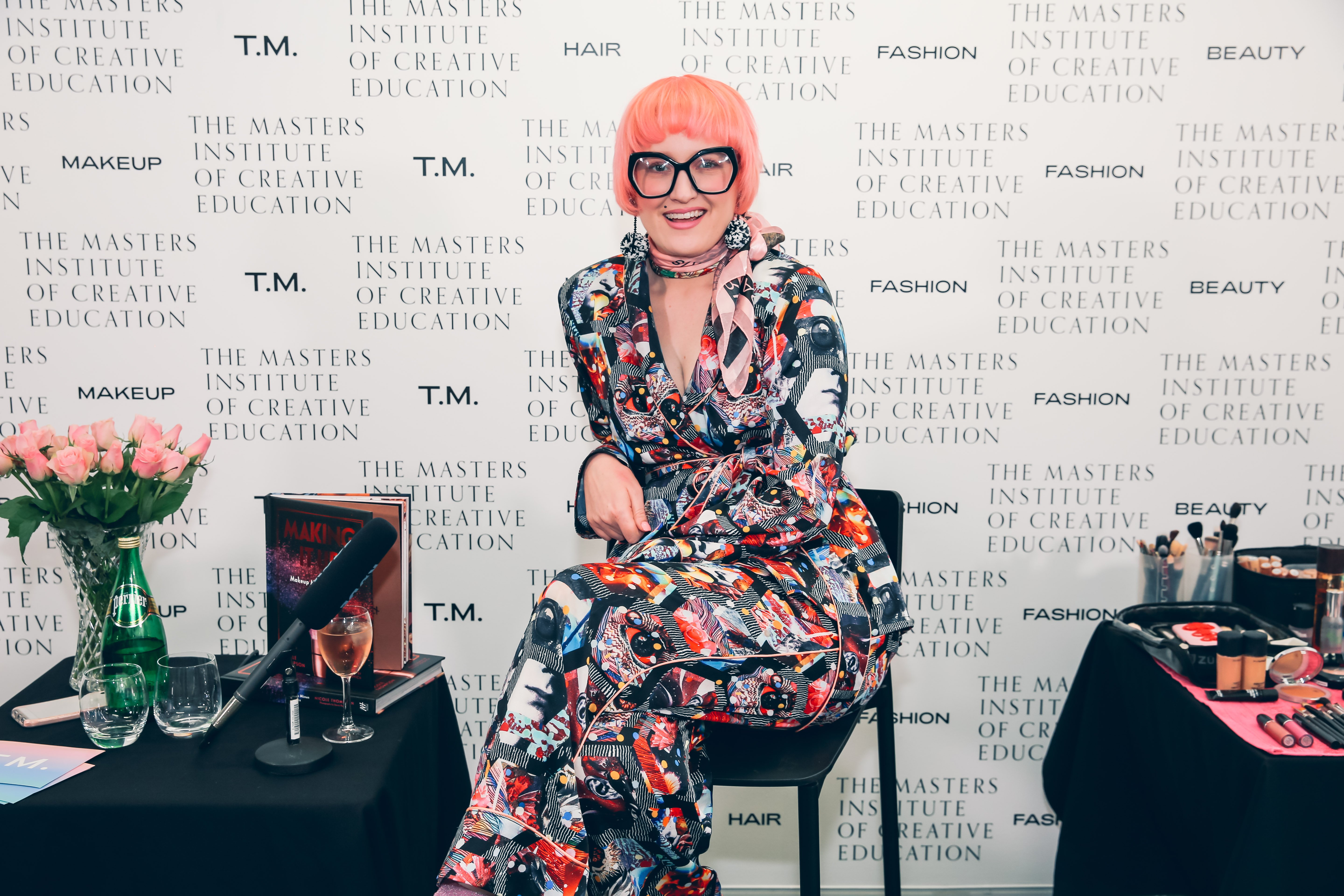 Celebrity makeup artist Nicole "Pinky" Thompson book launch